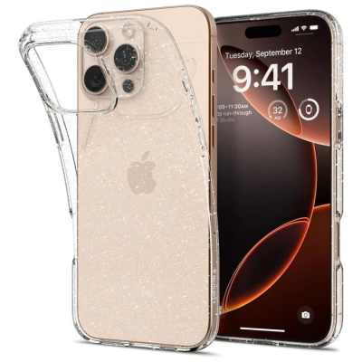 Spigen Liquid Crystal iPhone 16 Pro készülékhez tok Glitter Crystal ...