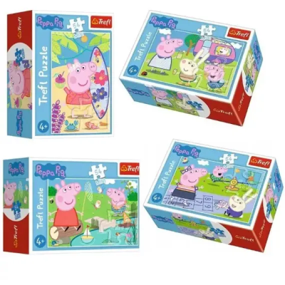 Trefl Peppa malac boldog napja - 54 darabos mini puzzle (Trefl ...