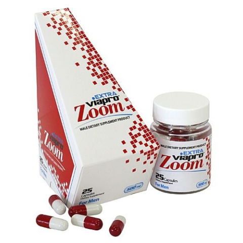 Viapro Viapro Extra Zoom étrend-kiegészítő - (25db) - Vibrátorok: árak ...